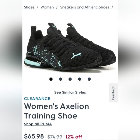 Puma | Shoes | Nwot Puma Axelion Training Sneaker | Poshmark